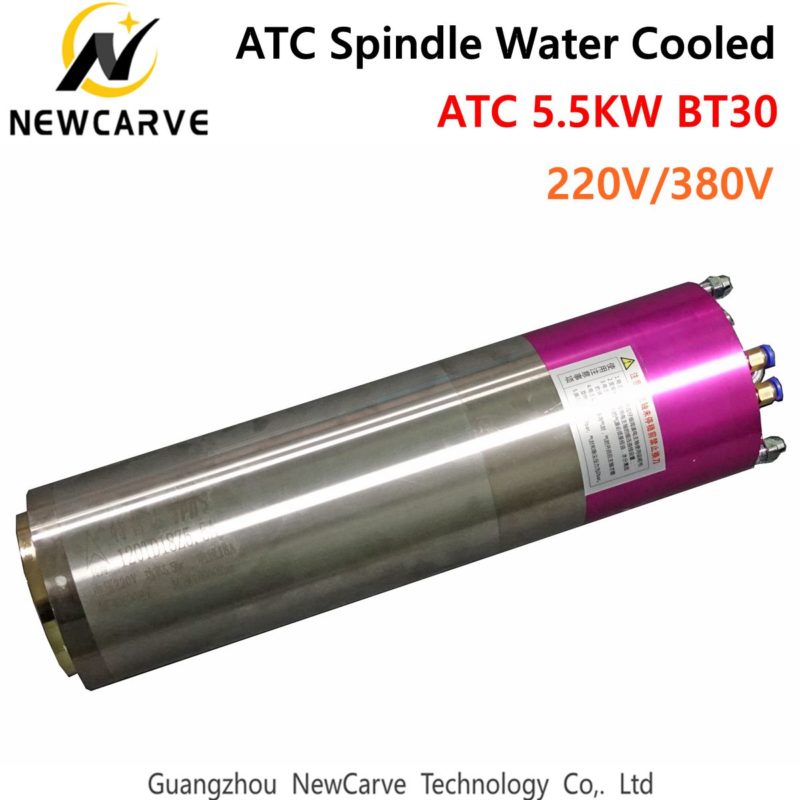 5.5KW ATC Water Cooled Spindle Motor BT30 220V 380V Automatic Tool ... 5.5KW ATC Water Cooled Spindle Motor BT30 220V 380V Automatic Tool ...